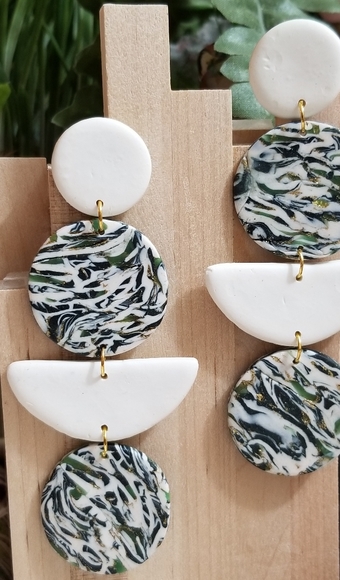 Wren on a Wire | Jewelry | Polymer Clay Drop Earrings | Poshmark